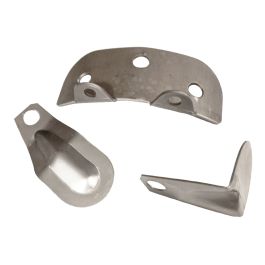 3 piece WELD ON TABS for 1936 - 1964 Horseshoe Oil Tank