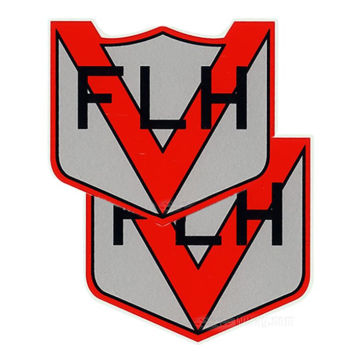 "FLH" Oil Tank DECALS 1956 - 1960 Pan