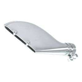 FULL FISHTAIL for 1-3/4" diameter Exhaust Pipe (Chrome)